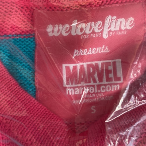 Marvel | Sweaters | Marvel We Love Fine Fan Merch Spider Sequin Knit ...